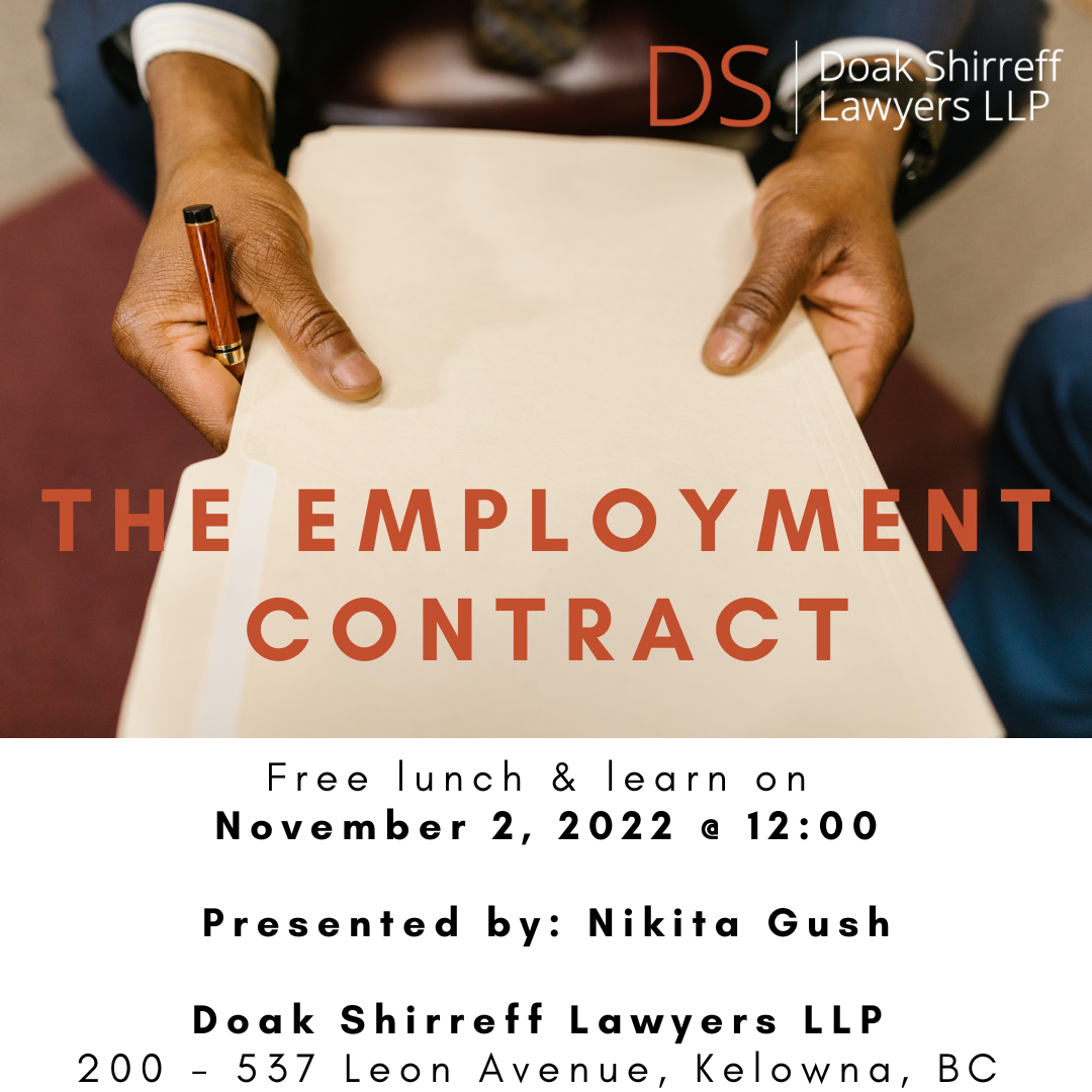 Our Community Involvement - Kelowna Lawyers - Doak Shirreff